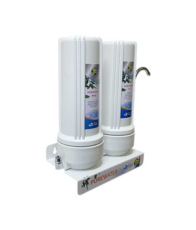 Double Stage Water Filter System For Your Kitchen Counter